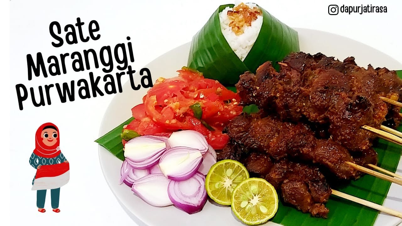 RESEP SATE MARANGGI KHAS PURWAKARTA | INDONESIAN MARINATED BEEF SATAY ...