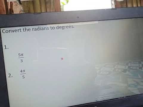 convertion of degree to Radians and vice versa (Part 2) - YouTube