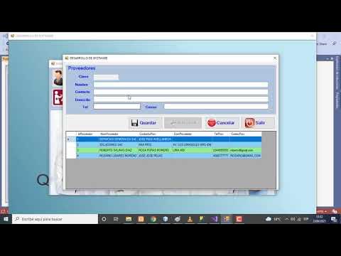 Programa en Visual C# 2019 y Sql Server. Mantenimiento de la Tabla ...