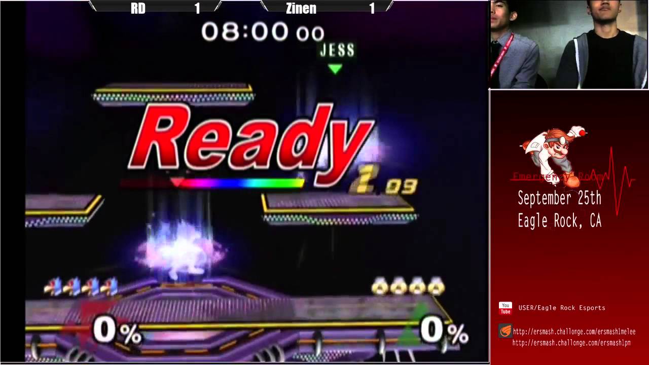 ER1 - Zinen (Doctor Mario, Sheik) vs. RD (Pikachu, Falco) - SSBM ...