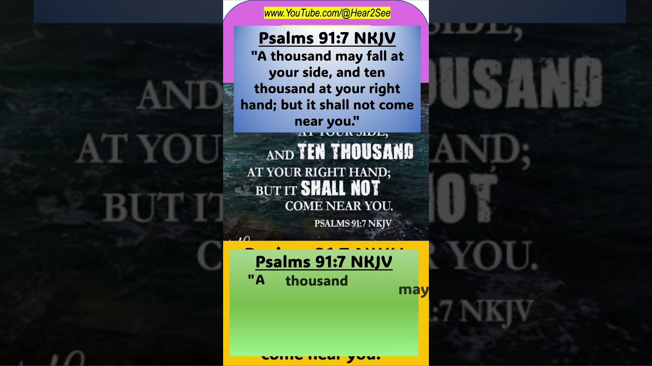 shorts LOV Psalms 91 7 NKJV Learn It Today Easy YouTube shorts LOV Psalms 91 7 NKJV Learn It Today Easy YouTube