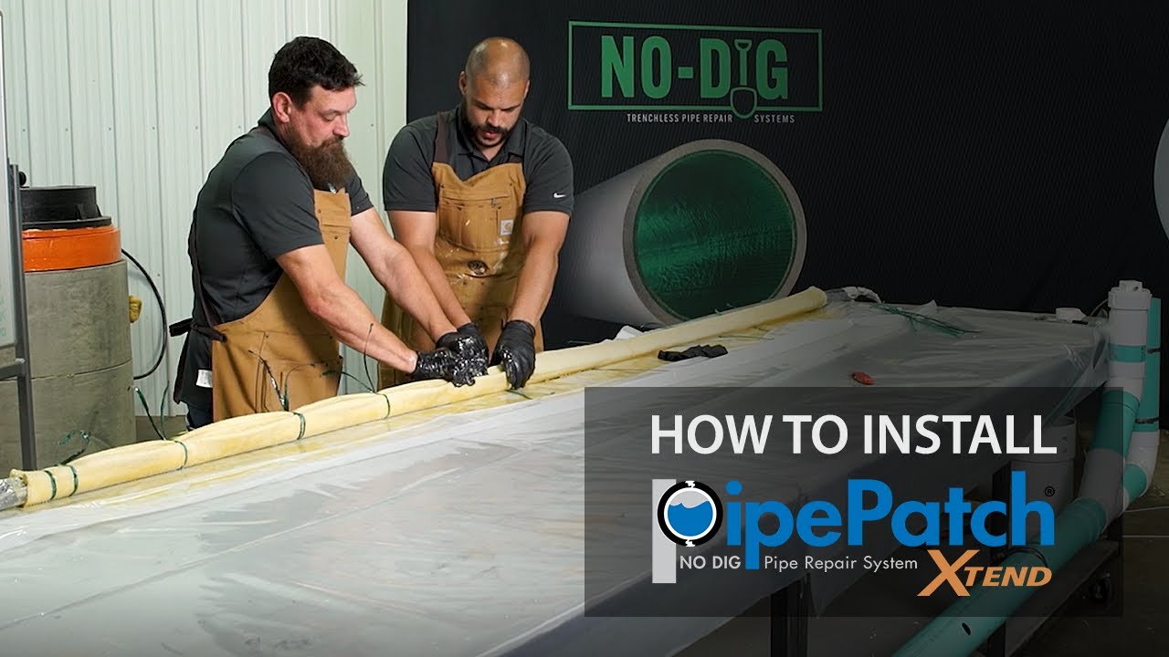 How to Install PipePatch XTEND | Extra Long No-Dig Trenchless CIPP Pipe Repair Kit - YouTube