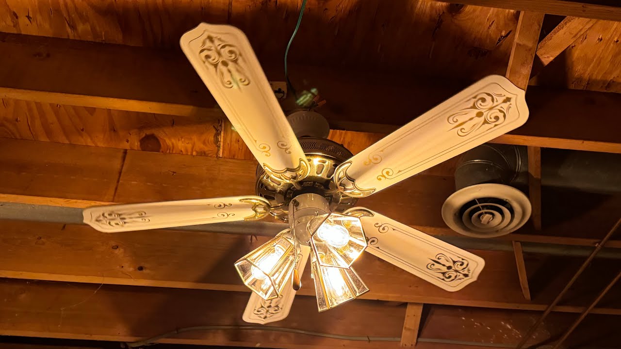Vintage 1980’s CEC Newport 42” Ceiling fan - YouTube