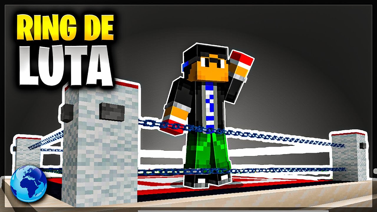 ️COMO FAZER UM RING DE BOX NO MINECRAFT🌍 - YouTube