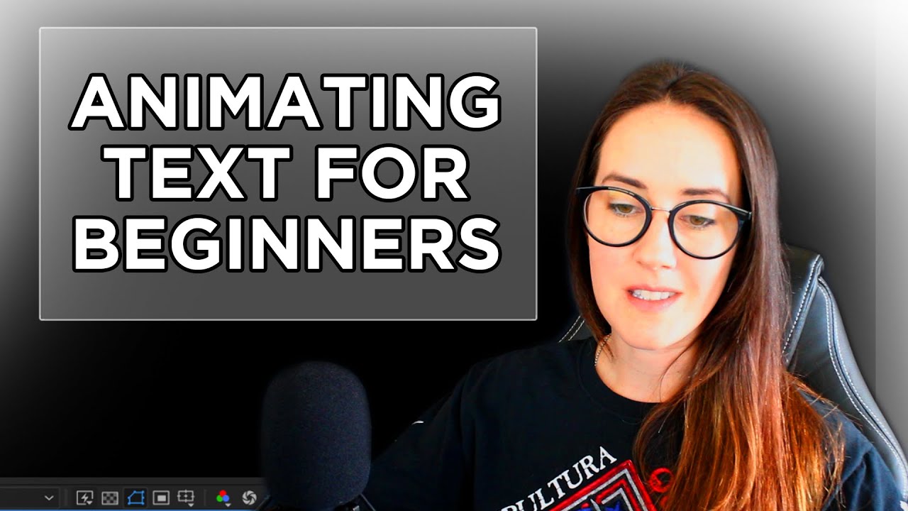 Animating Text In After Effects For Beginners - YouTube