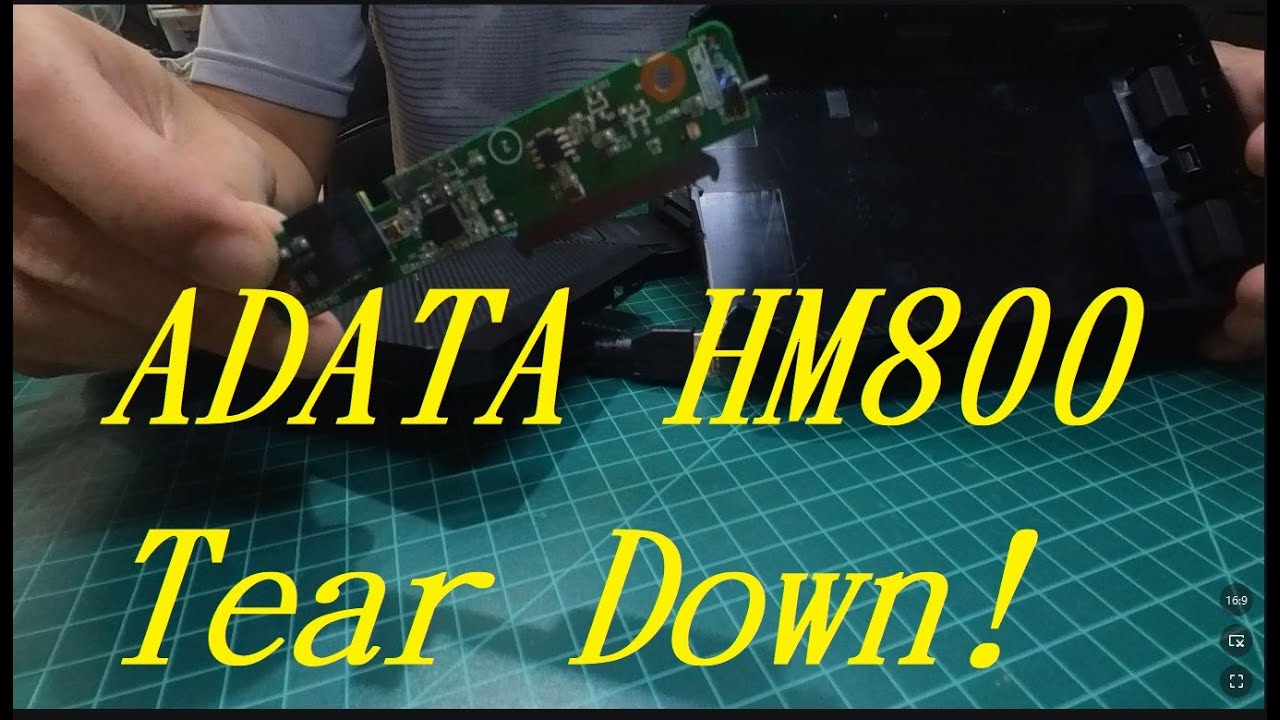 ADATA HM800 External hard disk Disassembly & Modification (ADATA HM800外接式硬碟拆解改裝) - YouTube