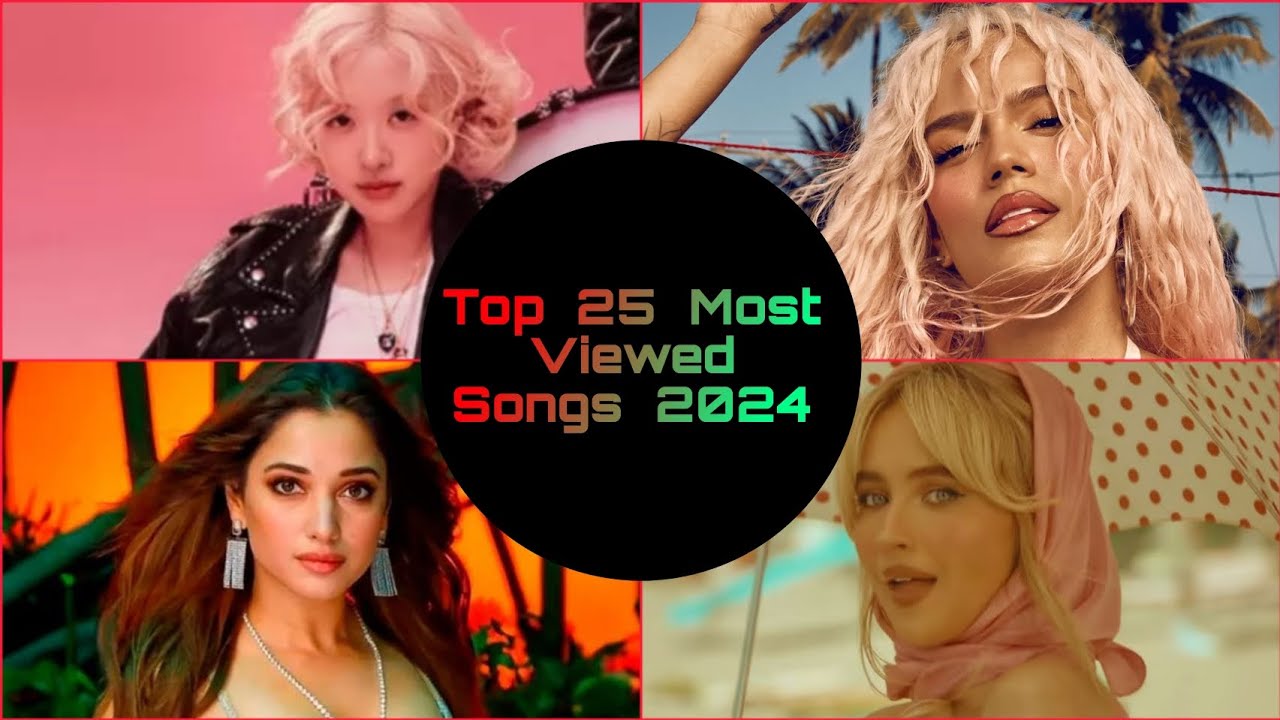 Top 25 Most Viewed Songs 2024 - YouTube