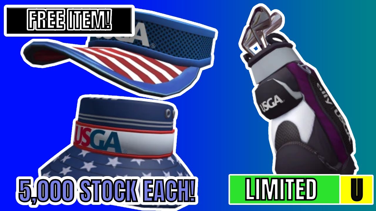 (FREE LIMITEDS) HOW TO GET THE USGA GOLF VISOR, USGA BUCKET HAT & USGA ...