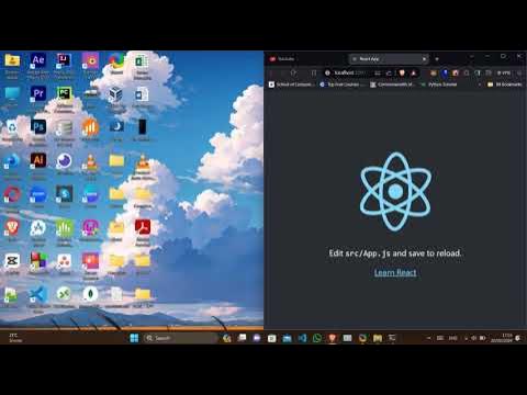 How to create react app in cmd | React first Development | React js | Node js | cmd - YouTube