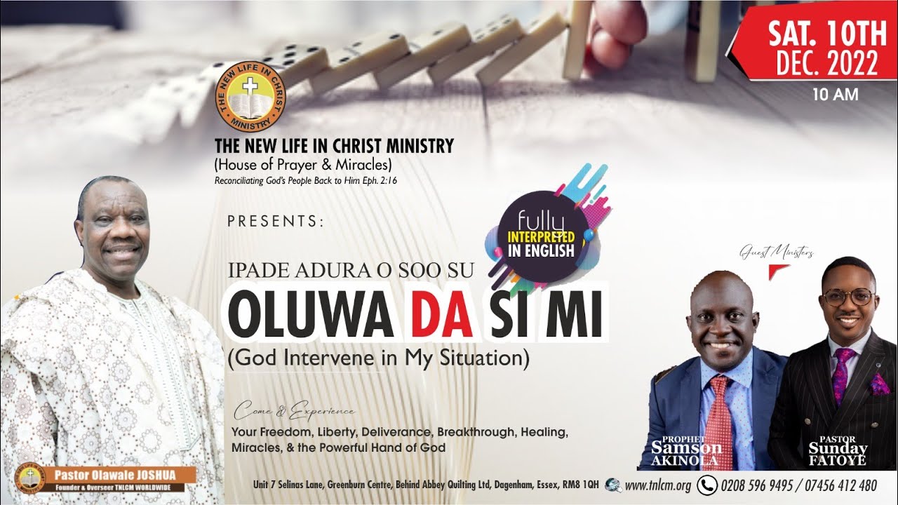 OLUWA DA SIMI - SAT 10TH DEC, 2022 - YouTube