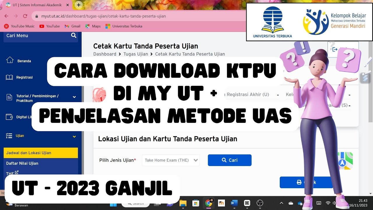 #8 Cara Download KTPU di MY UT + Penjelasan Metode UAS - YouTube