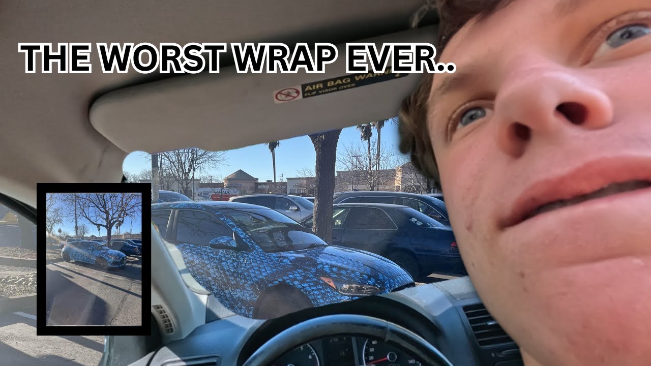 Driving until i see the worst wrap ever - YouTube