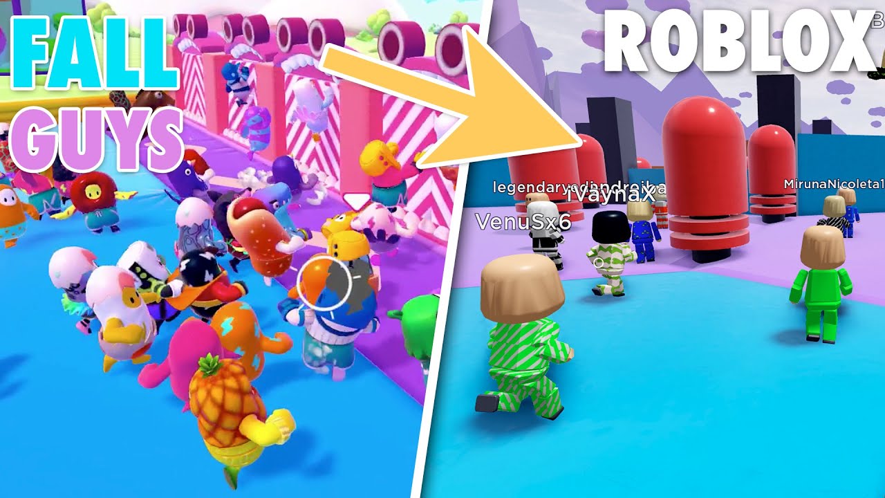 Did FALL GUYS Finally Come To ROBLOX?! - YouTube