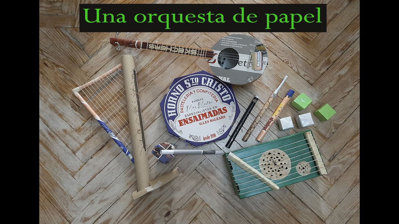 An Orchestra of Paper Instruments / Una orquesta de instrumentos de ...
