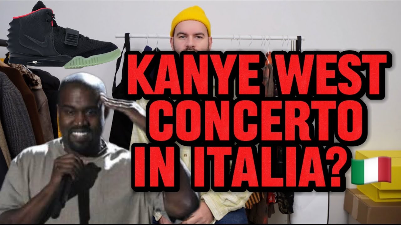 KANYE WEST: CONCERTO IN ITALIA?[4K] #kanyewest #concert #italy - YouTube