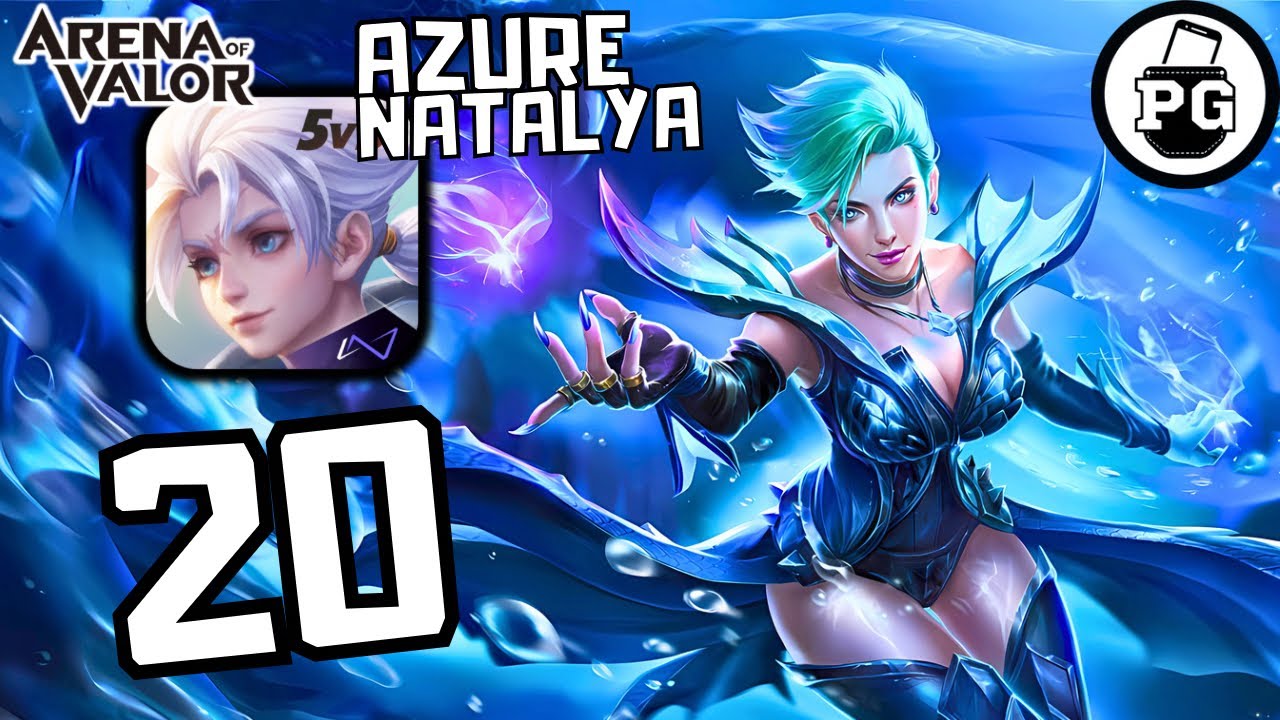 Azure Natalya Skin Gameplay 💥 Arena of Valor - Gameplay Walkthrough ...