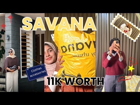 I Spent ₹11,000 on SAVANA 😭🛍️ | HUGE SAVANA HAUL