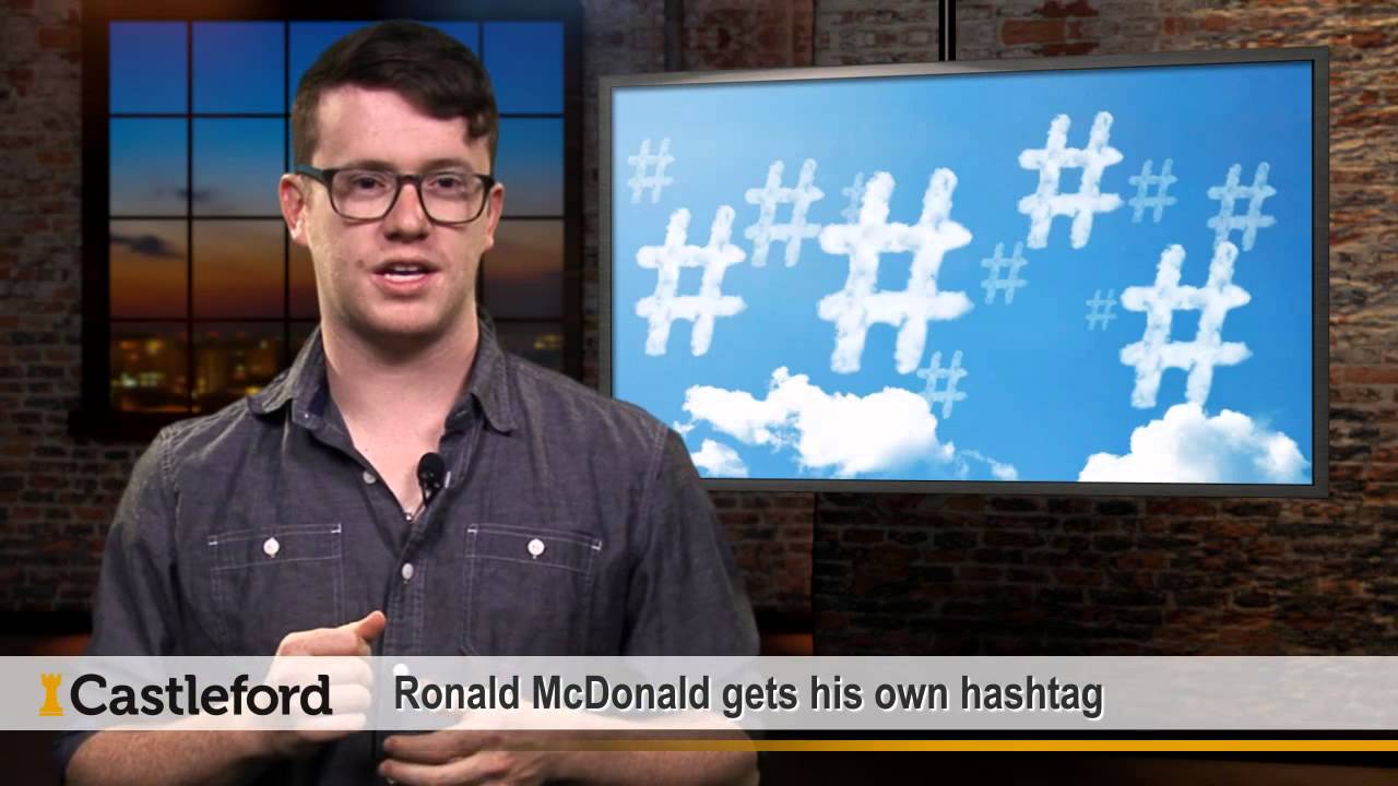 Ronald McDonald gets his own hashtag #ronaldmacdonald - YouTube