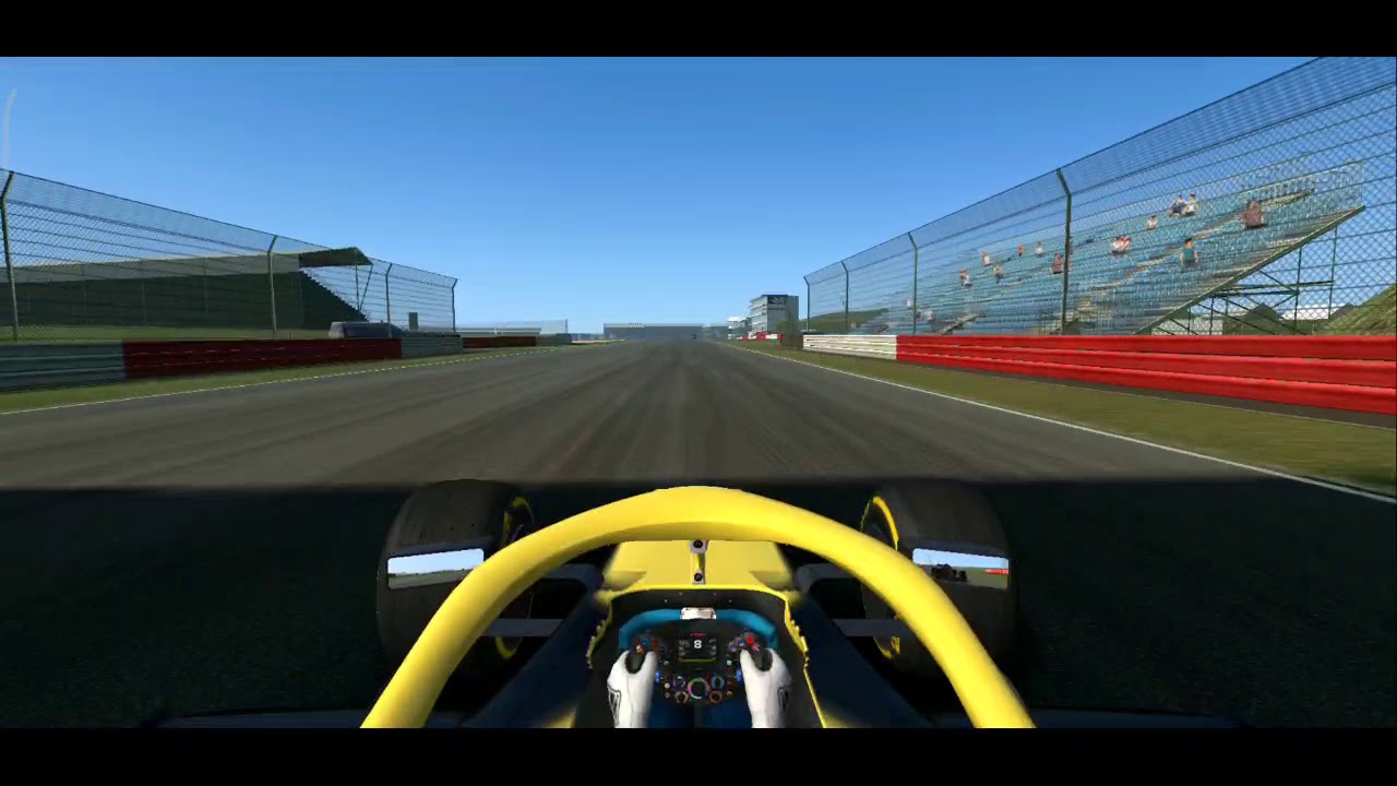 Cleanest Race Ever!!With out of service academy F1 car - YouTube