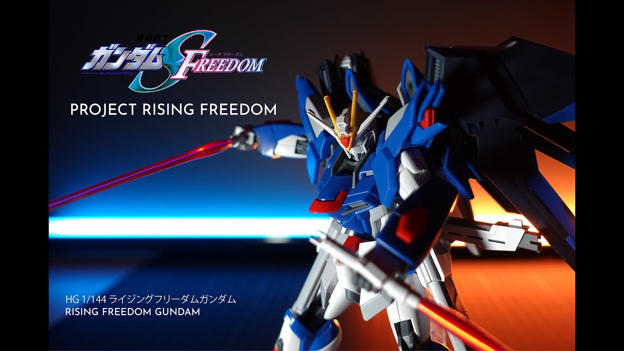 PROJECT RISING FREEDOM」: Pre assemble | HGCE 1/144 RISING FREEDOM ...