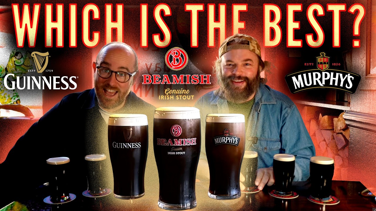Beer experts taste Ireland’s Big Three Stouts! - YouTube