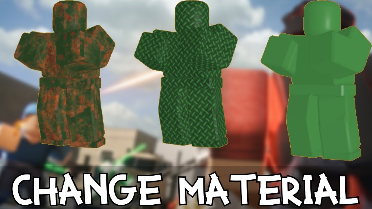 How To Change The Material Of Material Man | Roblox Arsenal - YouTube