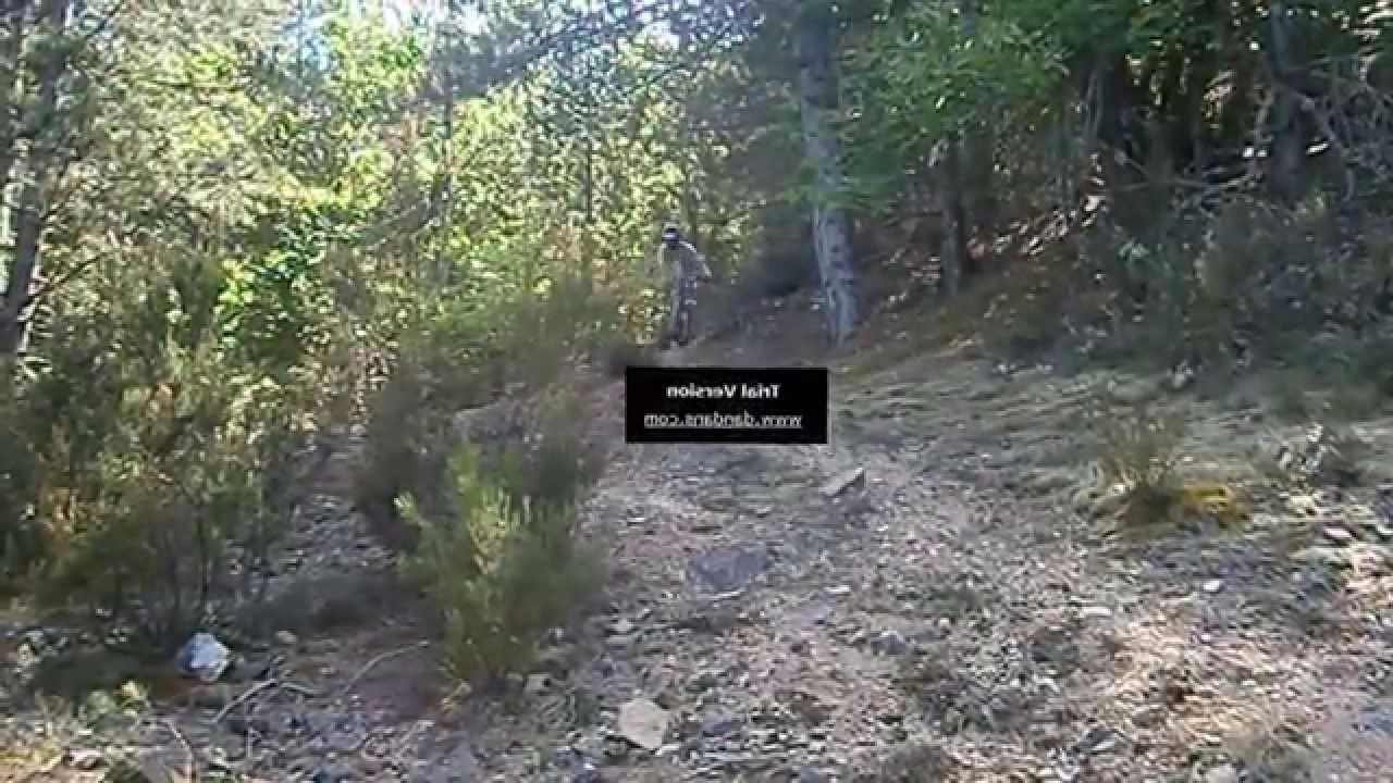 καταβαση με ποδηλατο Αρναια Χαλκιδικης - YouTube