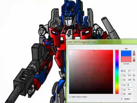 Optimus Prime - Speed Paint 3 - YouTube