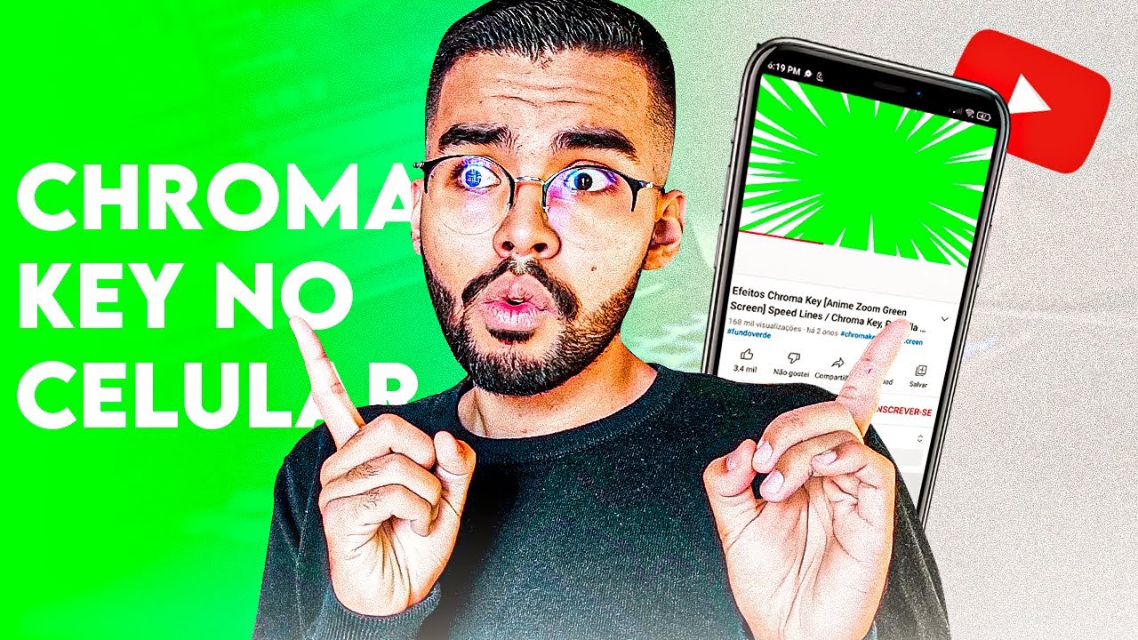 Como usar o CHROMA KEY pelo celular e fazer EFEITOS ESPECIAIS INCRÍVEIS! (Filmora GO) - YouTube