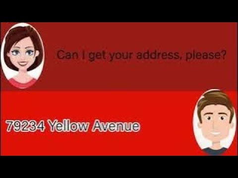 Giving Personal Information - English Conversation Practice,Listen and ...