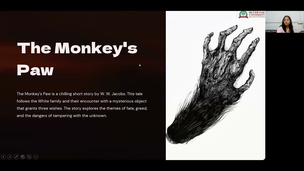 Short Story: Monkey's Paw by W.W. Jacobs - YouTube