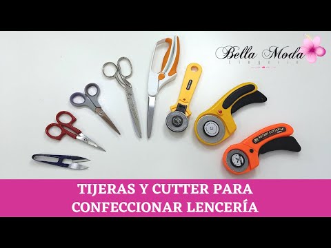 TTIJERAS Y CUTTER PARA CONFECCIONAR LENCERIA