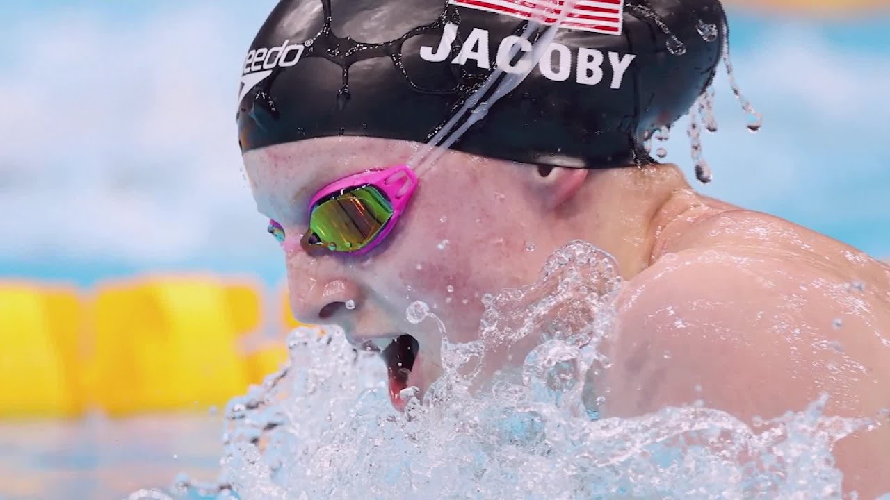17-year-old Lydia Jacoby stuns with gold medal swim in 100m ...