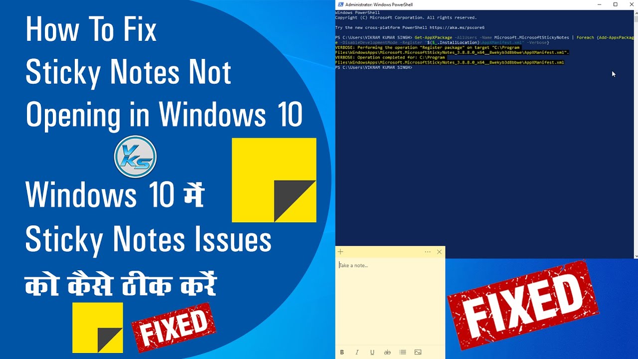 How To Fix Sticky Notes Not Opening In Windows 10 Sticky Notes Issues how-to-fix-sticky-notes-not-opening-in-windows-10-sticky-notes-issues