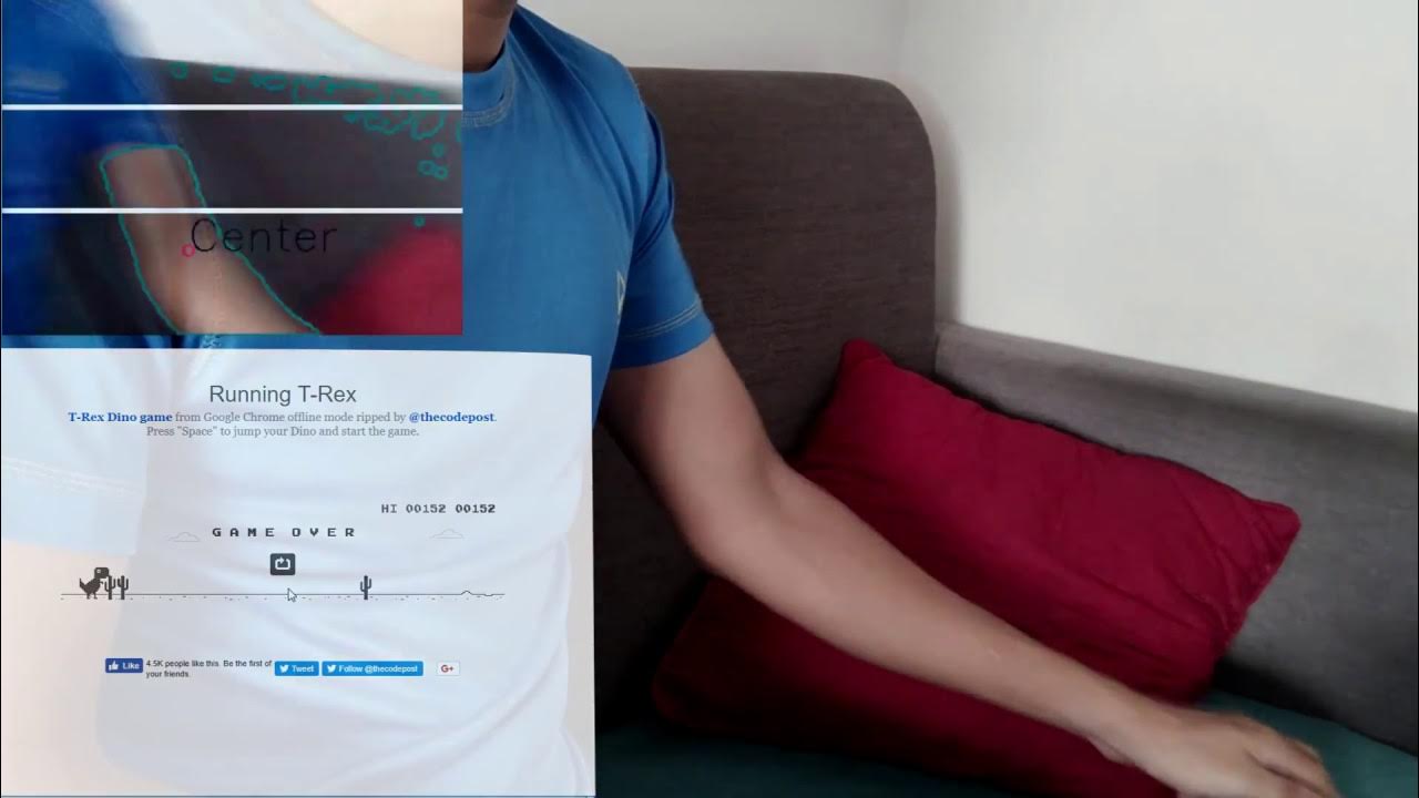 Google Chrome Dinosaur Game Using OpenCV and Python - YouTube