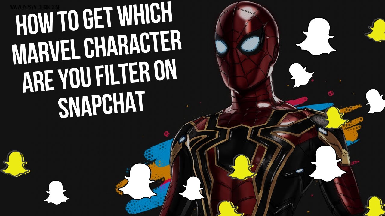 How to get which Marvel character are you filter on Snapchat - YouTube