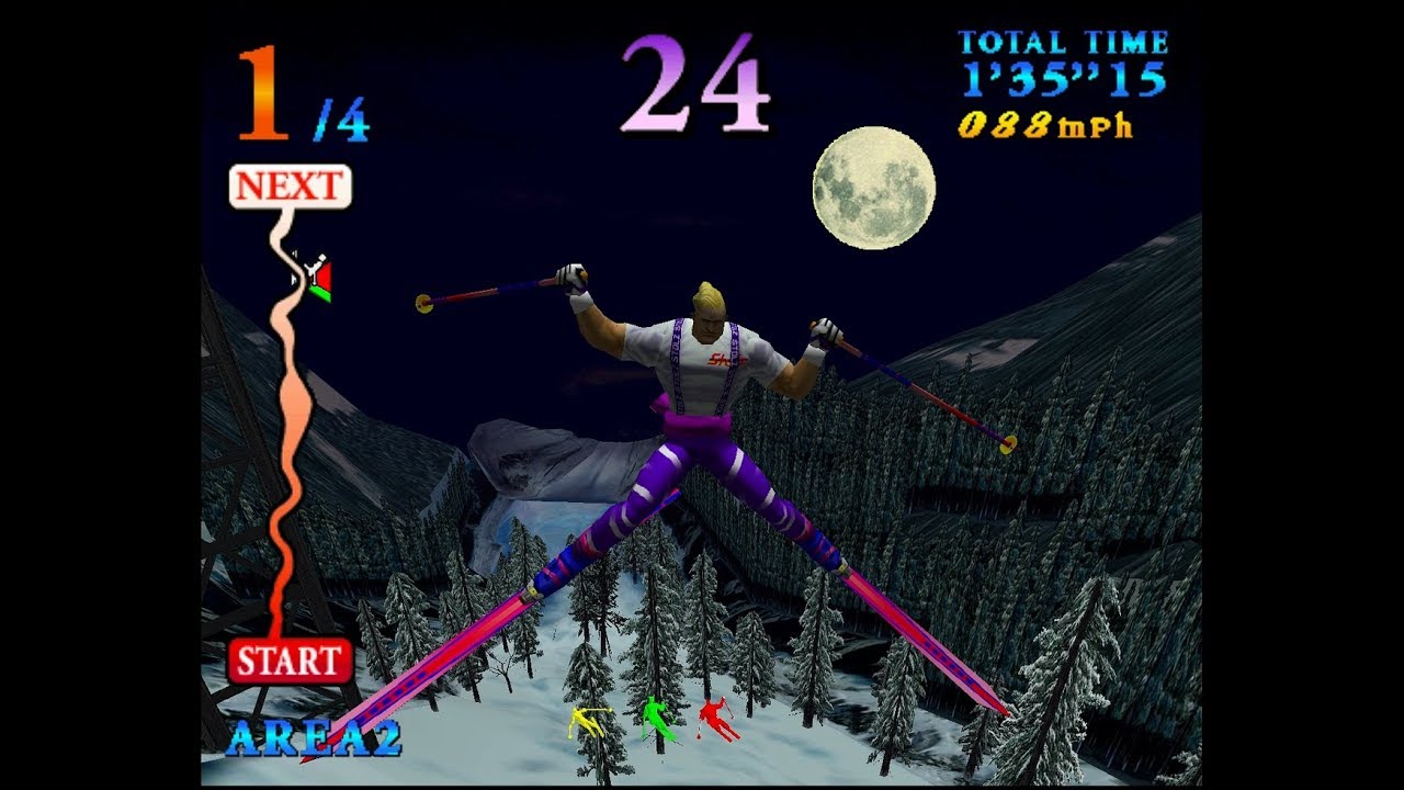 Ski Champ arcade 60fps - YouTube