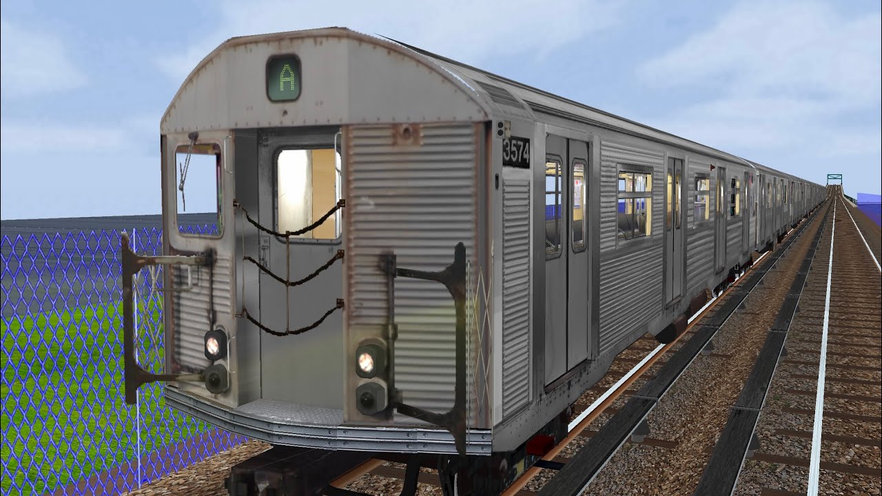 OpenBVE- R32 (A) train from 207th Street to Far Rockaway (The Extension ...