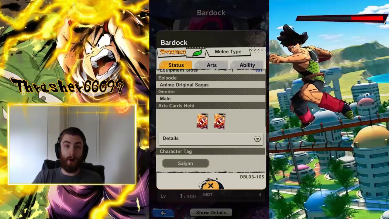 DB Legends - Best Characters Green Sparking Bardock Summon Gameplay ...