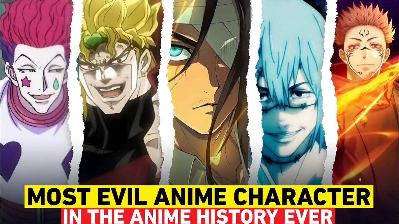 Top 5 Most Evil Anime Characters in 2025 🔥 | Jujutsu Kaisen, AOT, JoJo ...