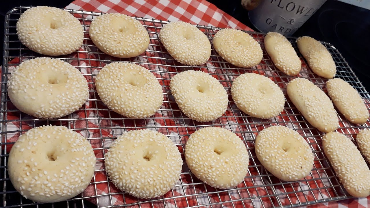 Sesame Cookies Recipe | Best Kaak Recipe - YouTube