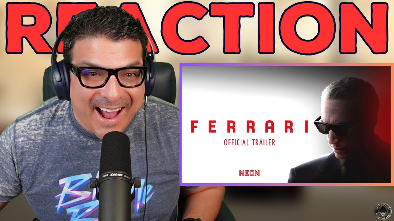 FERRARI OFFICIAL TRAILER REACTION!! | Michael Mann | Adam Driver | NEON ...
