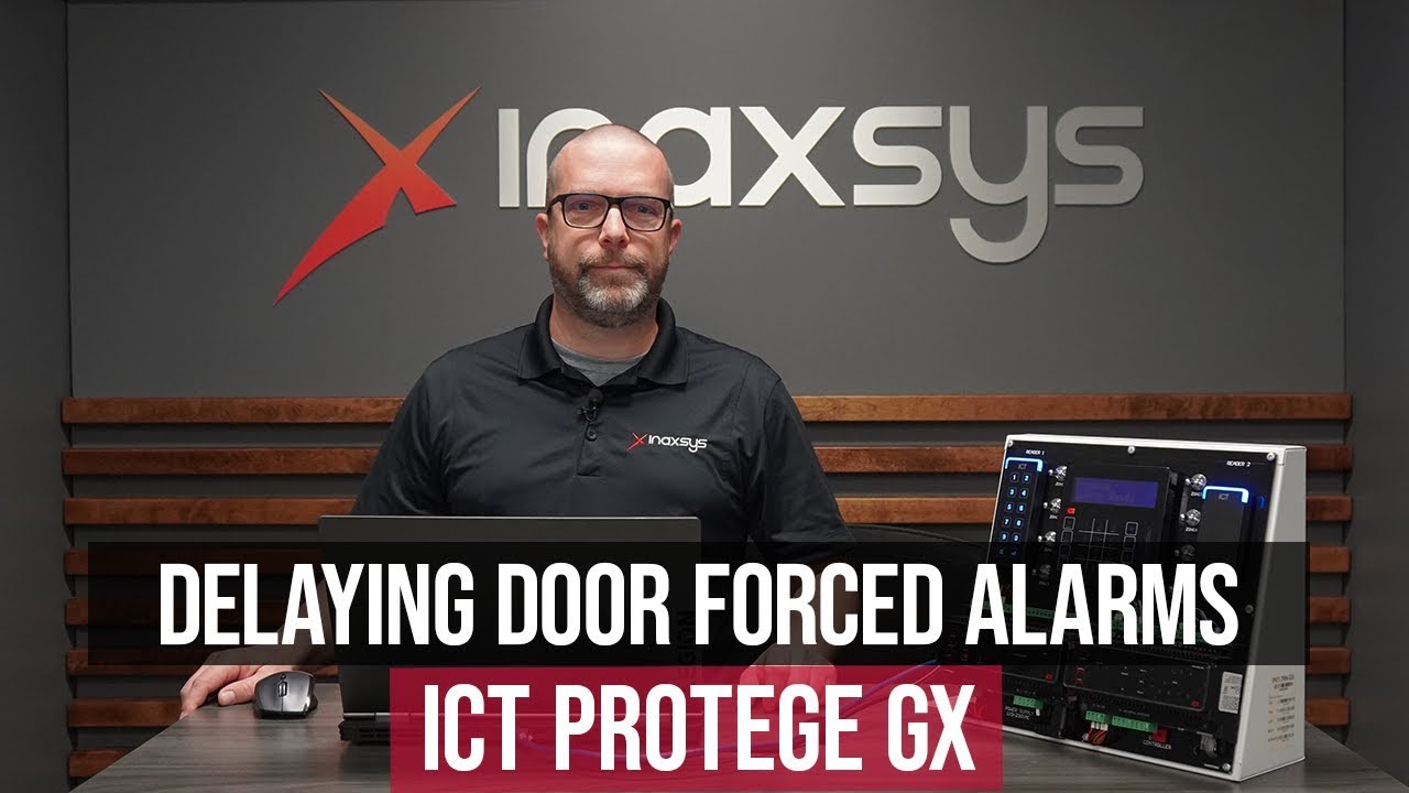How to Delay a Door Forced Alarms with ICT Protege GX - YouTube