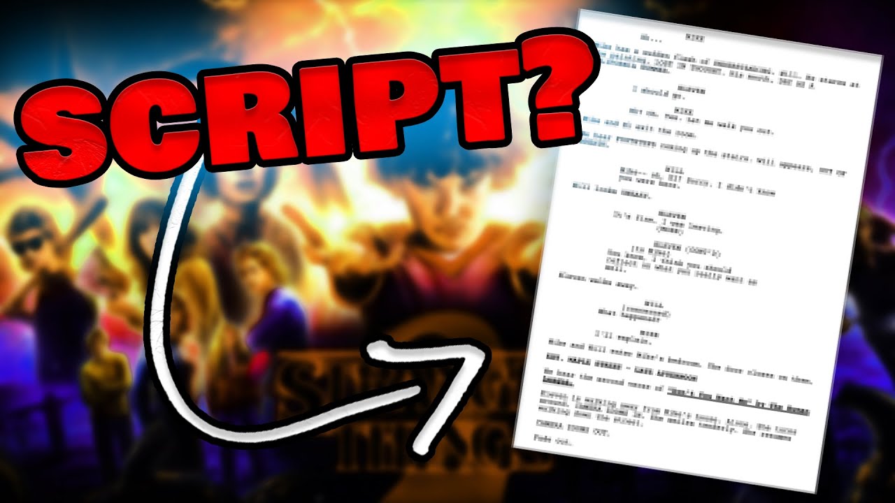 Script Leak For Stranger Things 5? - YouTube