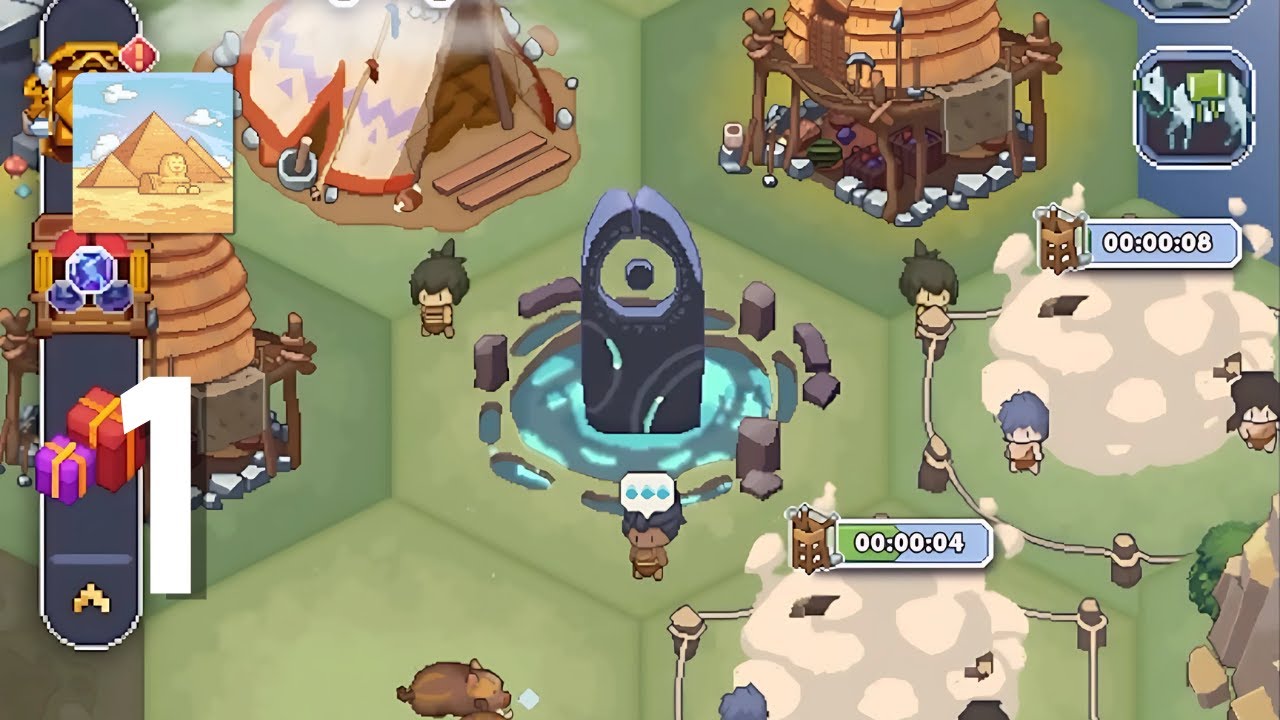 Pixel Civilization: Idle Game Gameplay Walkthrough Part 1 (Android IOS ...