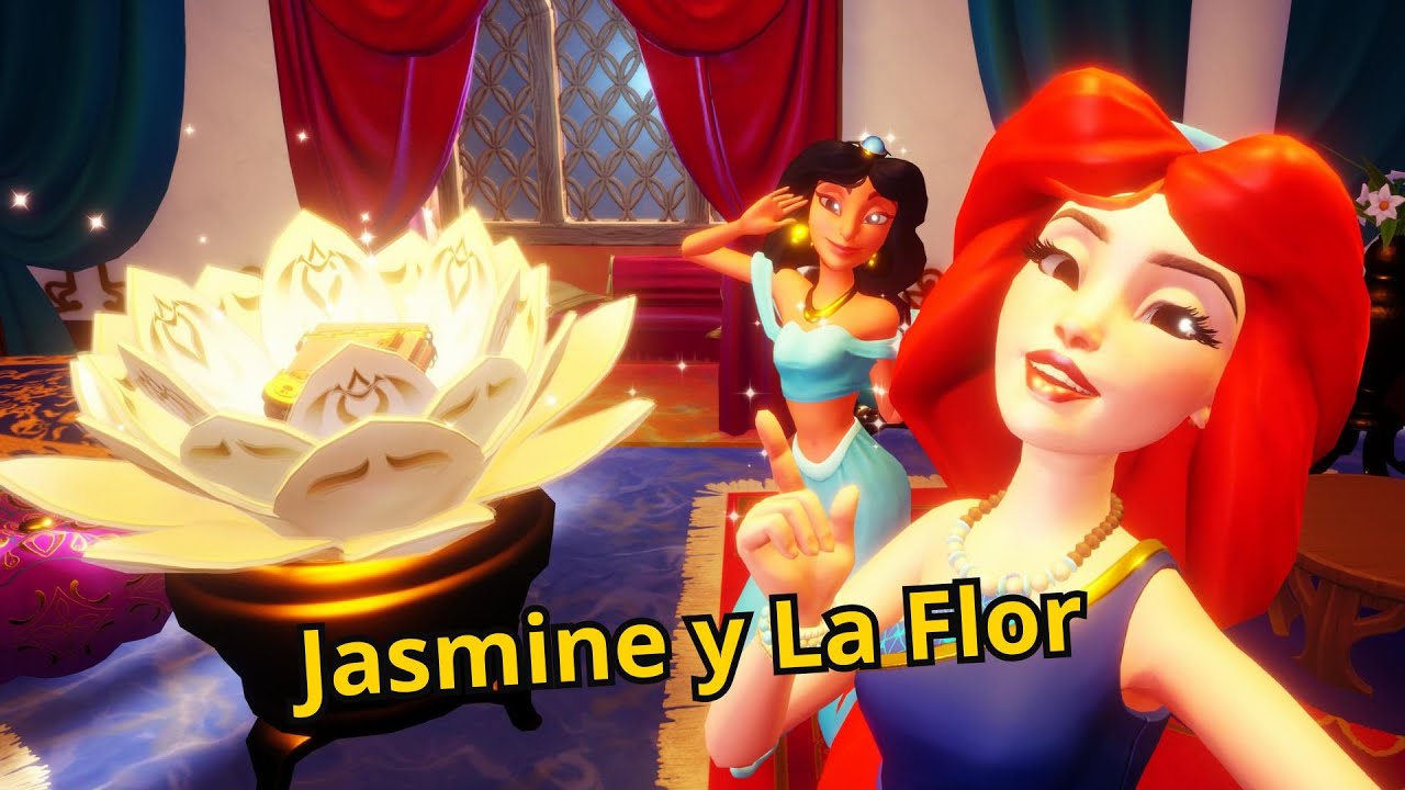 La Flor Encantada Misión Jasmine Disney Dreamlight Valley - YouTube