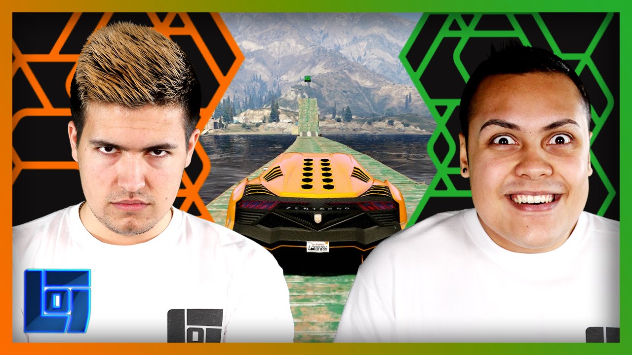 MessYourself vs MasterOv 1v1 GTA Race | Legends of Gaming - YouTube