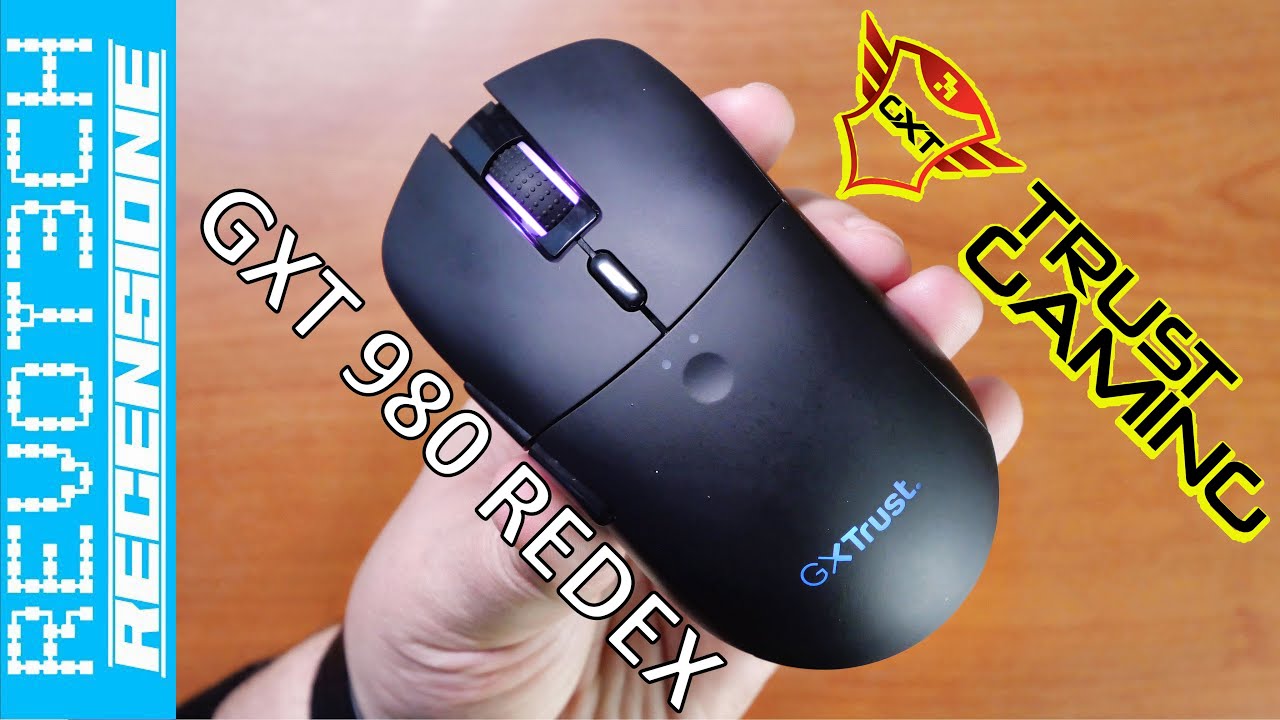 TRUST Mouse WiFi Gaming GXT 980 Redex: un Ottimo Mouse da Gaming e non ...