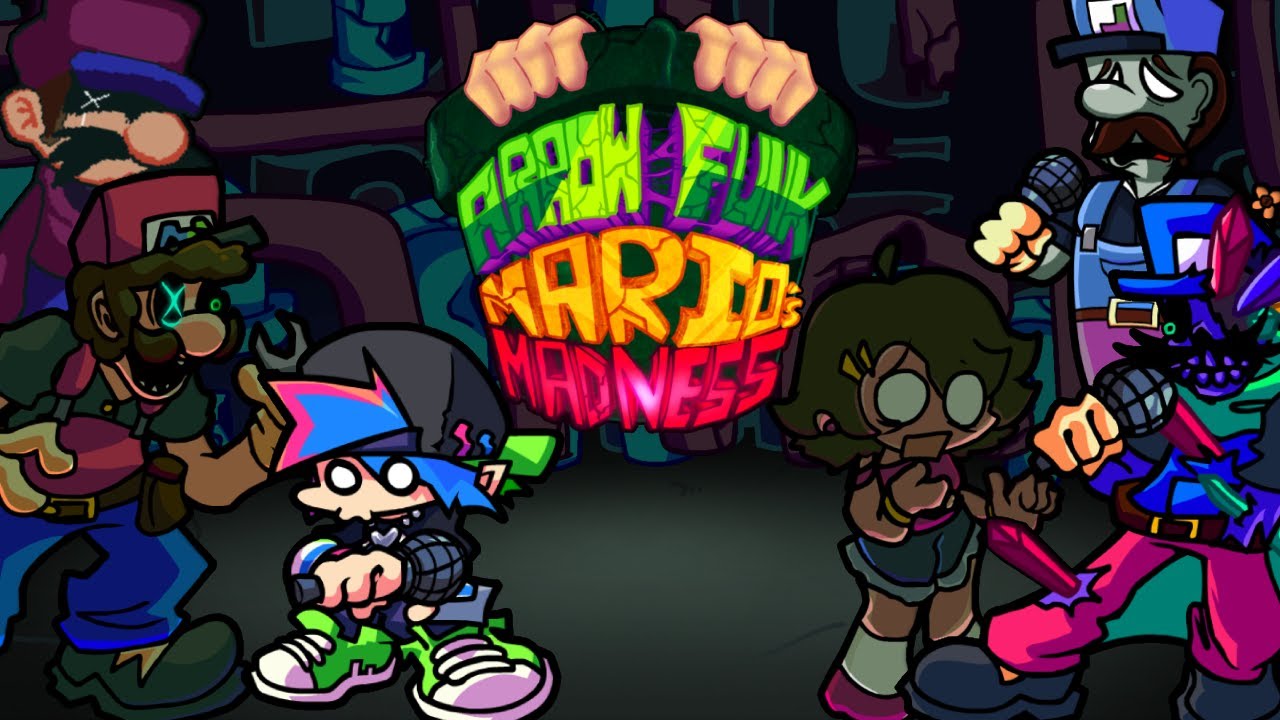 Friday Night Funkin' Mario's Madness Arrow Funk DEMO | I Hate You ...