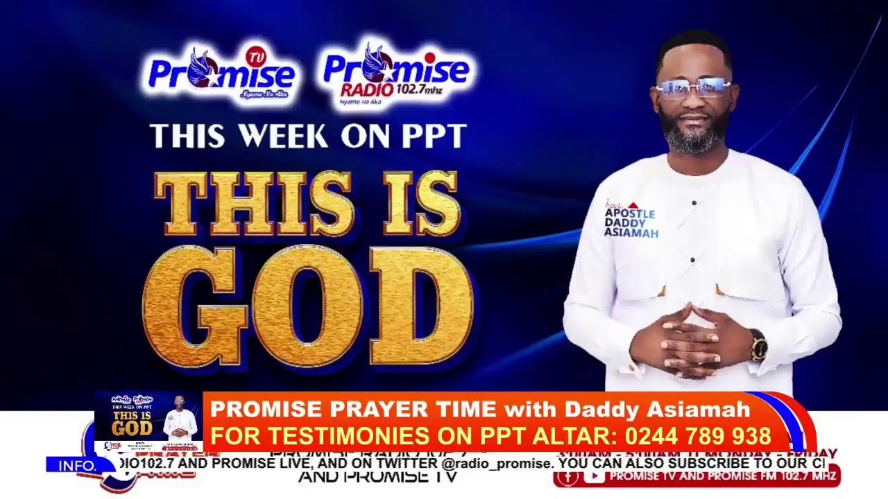 Promise Evening News is live with Uncle Ebo and Piesie Lardi on Promise ...